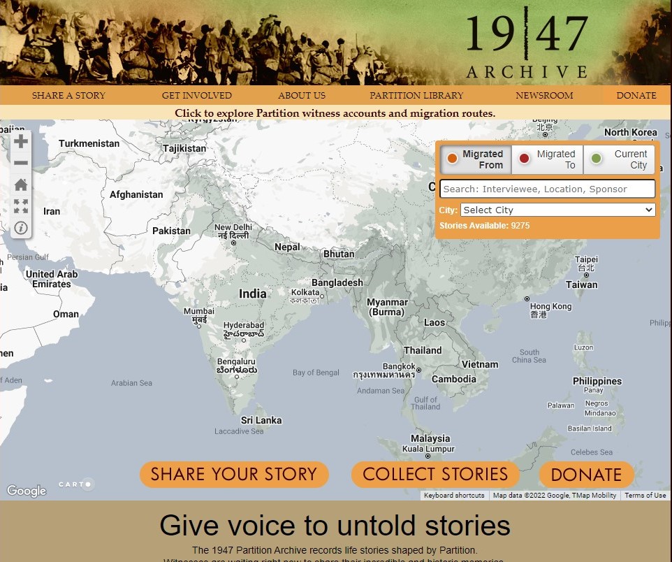 Preserving memories of the 1947 partition that divided India and ...