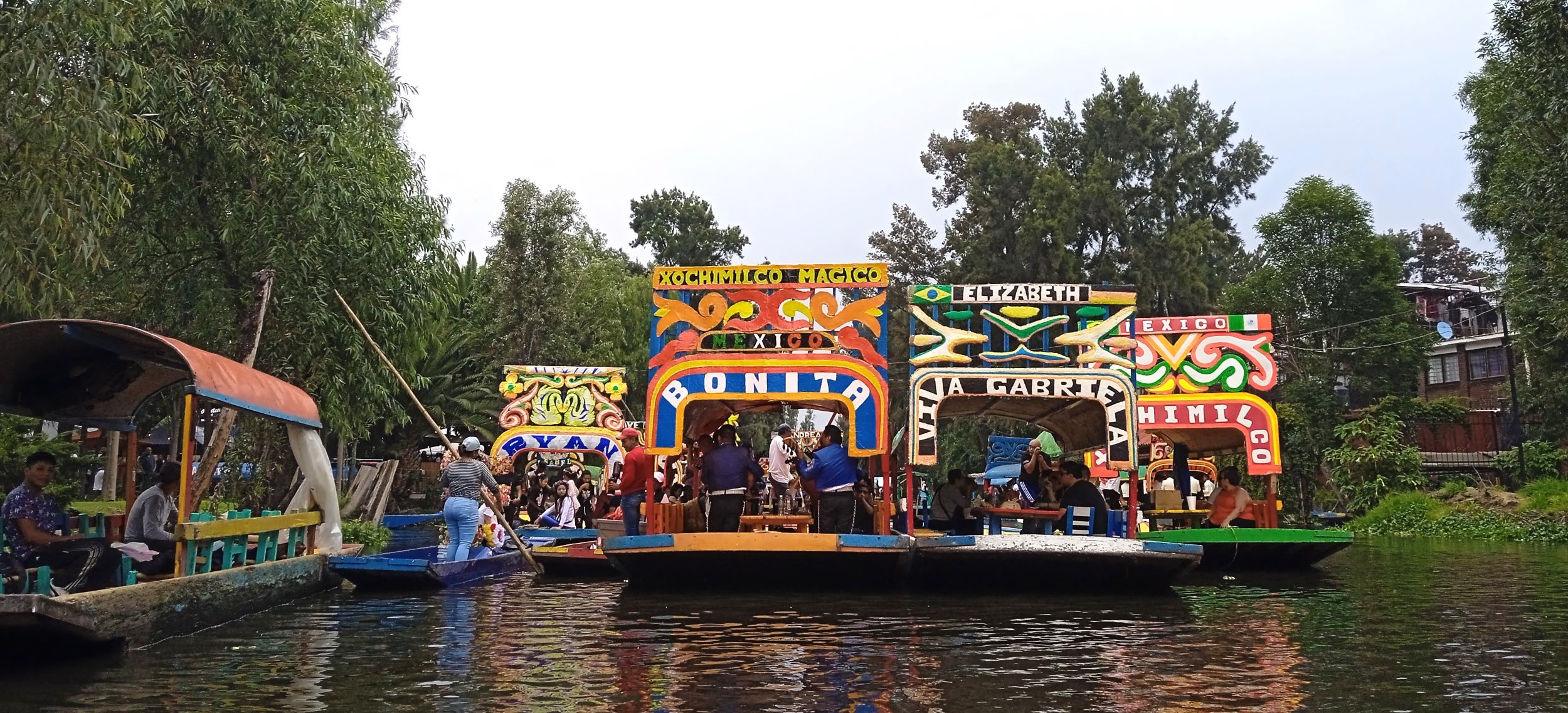 A beautiful Mexican boat ride through ancient Aztec canals - Youth ...